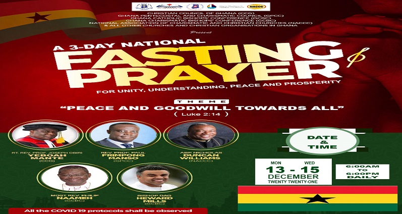 3-Day National Fasting and Prayer Programme:Full Prayer Bulletin